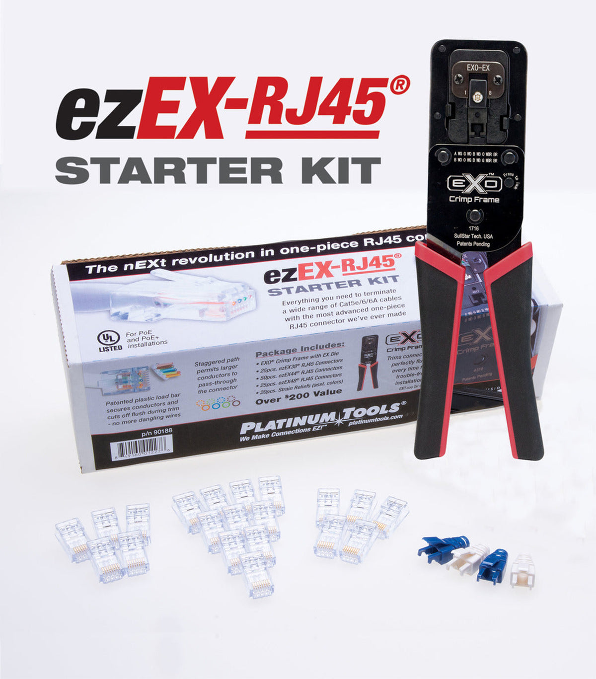 ezEX-RJ45 Starter Kit with Crimping Tool — Primus Cable