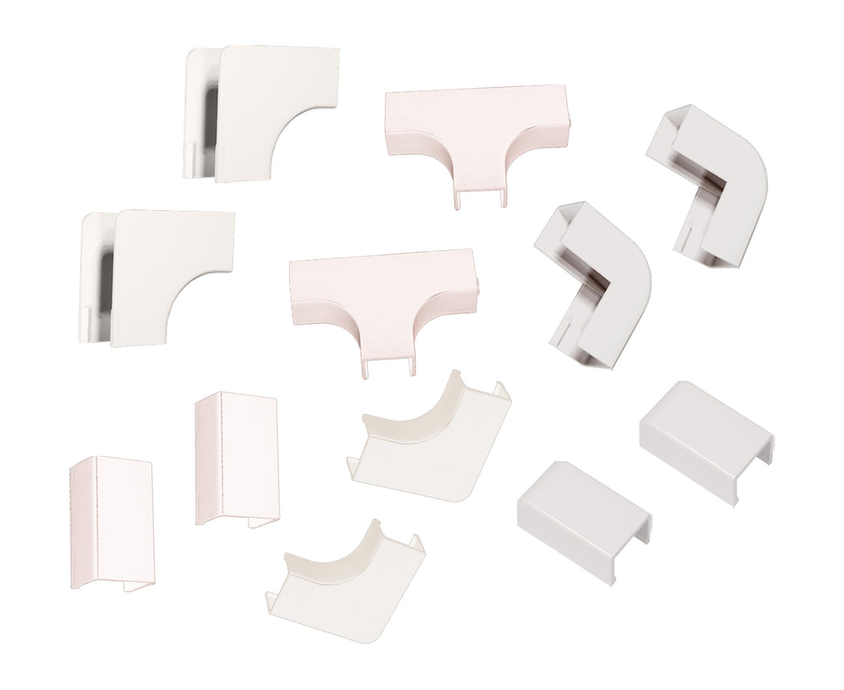 E-Z Duct Raceway and Connectors, Combo Pack (For E-Z 75 Raceways ...