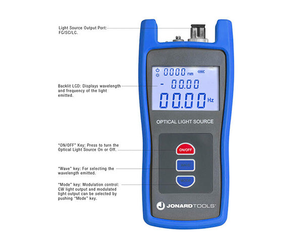 Optical Light Source with FC/LC/SC Adapters for PC/UPC Connectors ...