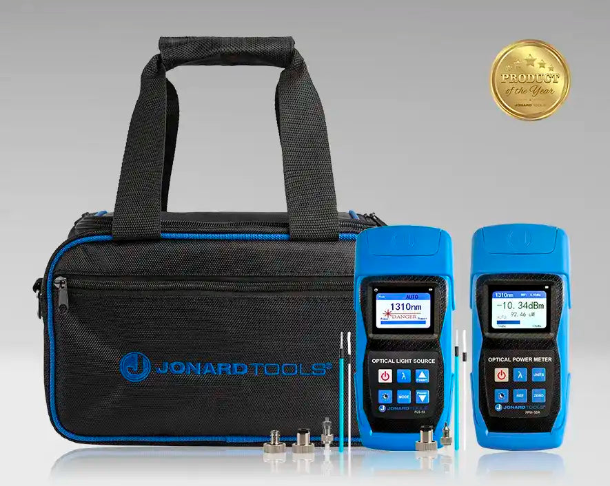Fiber Power Meter & Optical Light Source Kit (-50 to +26 dBm, Single M ...