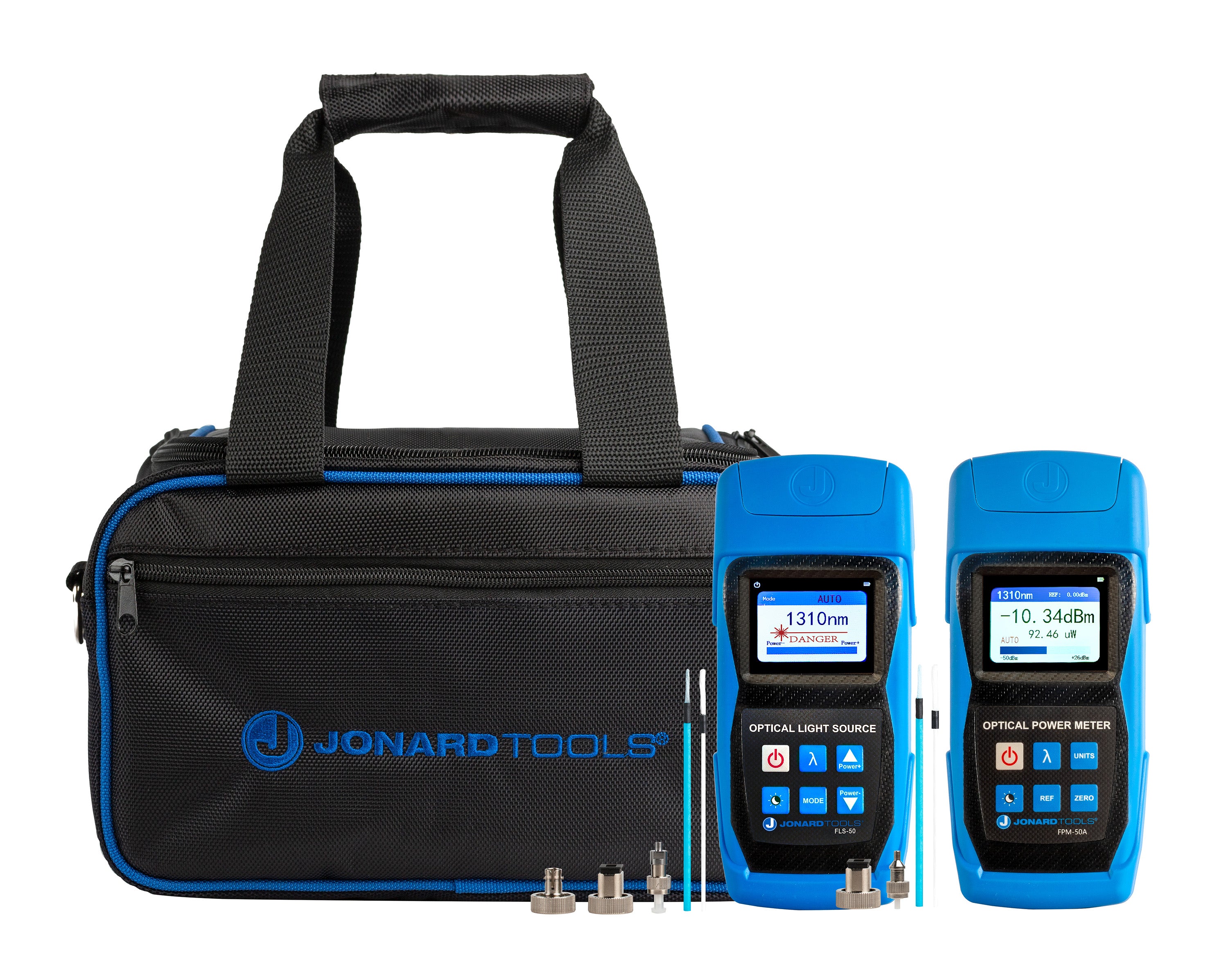 Fiber Power Meter & Optical Light Source Kit (-50 to +26 dBm, Single M ...