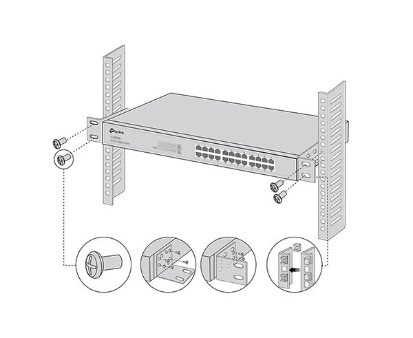 Switches Rack Mount Kit (13" / 19") — Primus Cable
