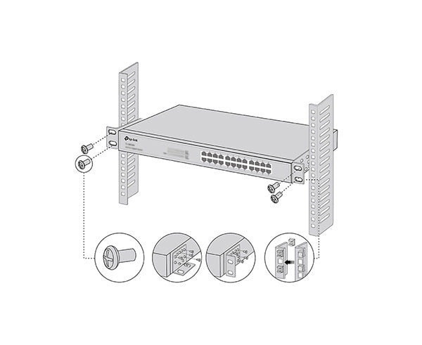 Switches Rack Mount Kit (13" / 19") — Primus Cable