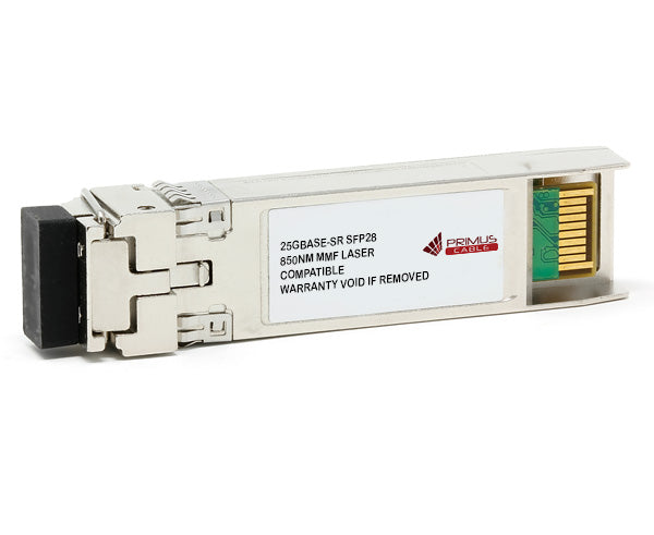 25GBASE-SR SFP28 Module Muti-mode Fiber – Primus Cable