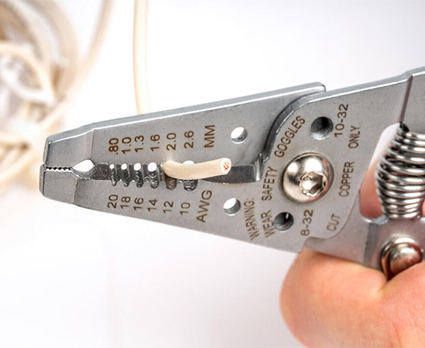 Stainless Steel Curved Wire Stripper 10-20 AWG | Primus Cable | Hand Tools