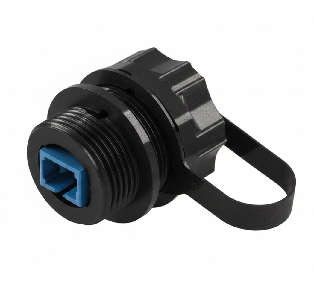 1" In-Line Ported Fitting, SC Adapter with UPC Polish — Primus Cable