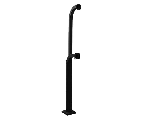 12" Gooseneck Pedestal for Access Control - Dual Height — Primus Cable