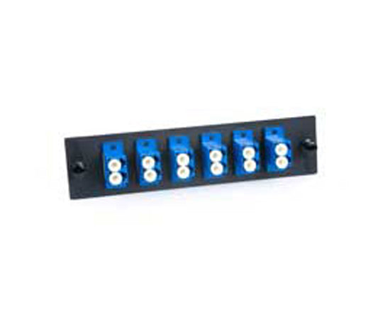 Fiber Adapter Panel, Multimode/Single Mode, 12 Port LC — Primus Cable