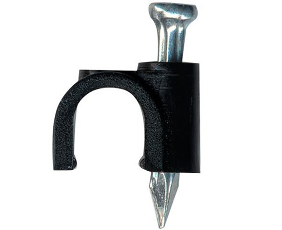 Nail-In Clip, 6mm Black - 100pk – Primus Cable