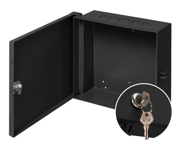 12 x 12 x 4 Non-Metallic Enclosure Boxes, Heavy Duty, Outdoor, Black ...