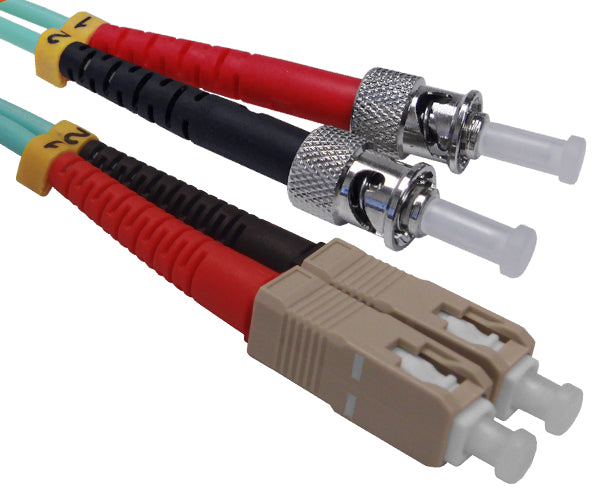 Fiber Optic Patch Cable, SC-ST 10 Gig Multimode 50/125 – Primus Cable