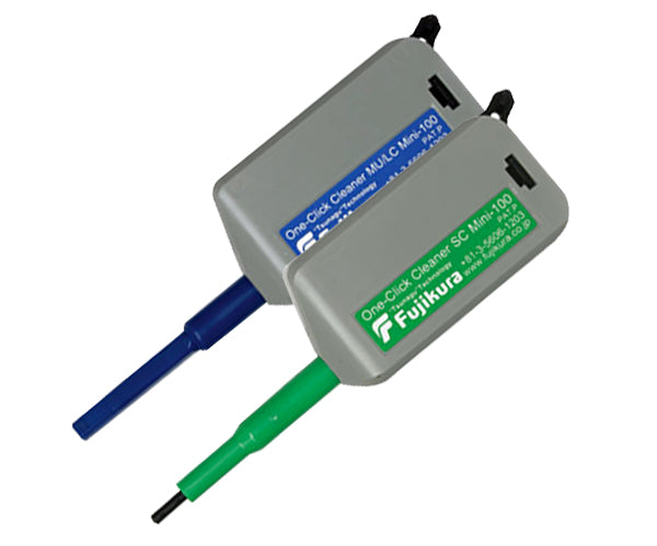 Mini One-Click™ LC, FC, SC Fiber Cleaning Pens, 100 Cleans — Primus Cable