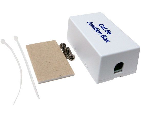 CAT5E Junction Box, 110 Punch Down Style - White — Primus Cable