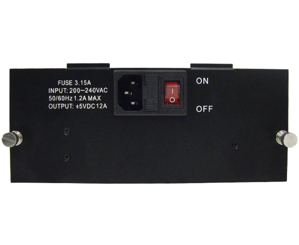 Secondary Power Supply for Media Converter Chassis — Primus Cable