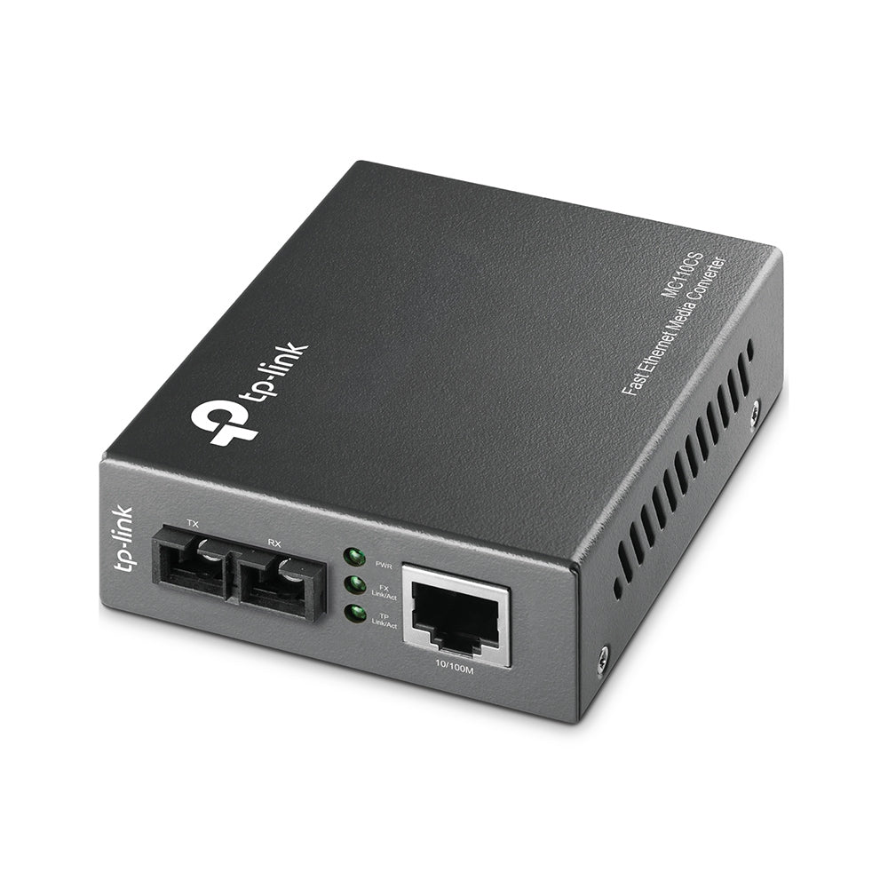 Copper to Single-Mode Fiber Media Converter, 10/100Mbps – Primus Cable