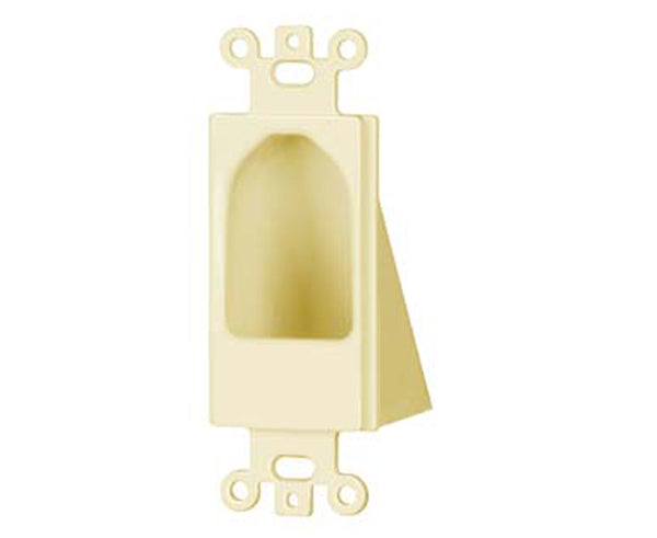 Reversible Cable Entry Hood, Decor Style Wall Plate — Primus Cable