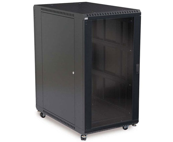 Network Rack, Server Enclosure, Vented Rear Doors — Primus Cable