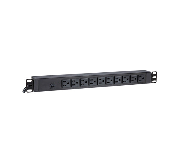 Basic Rack Mount PDU - 20A, 120V, 1.9kW w/NEMA 5-20R | Electrical ...