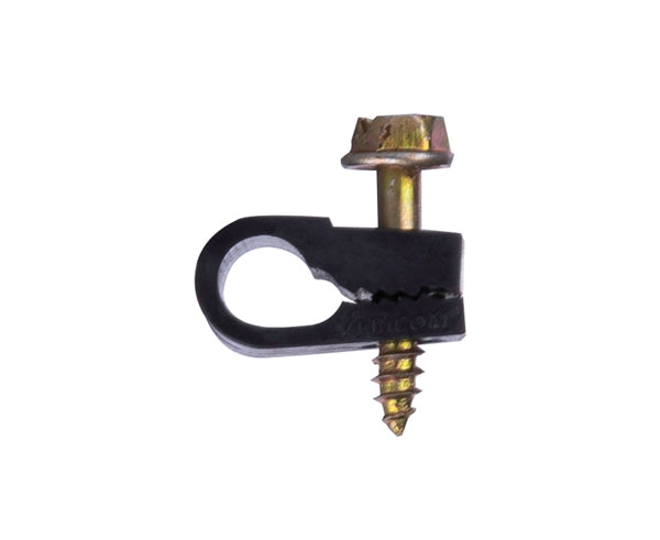 Screw-in Cable Clip 1/2" Depth, Single/Dual — Primus Cable